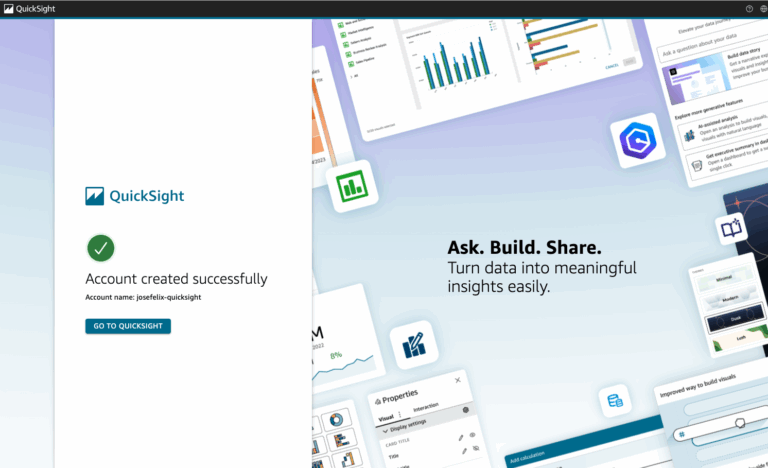 How to Build Interactive AWS QuickSight Dashboards in 2025